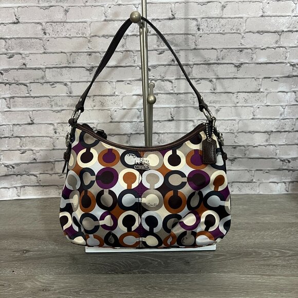 Coach | Bags | Coach Scarf Print Pochette Small Purse | Poshmark